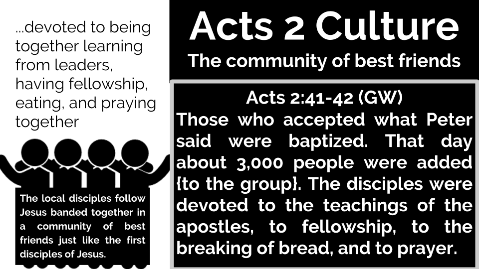 WEEK 8 FOLLOW JESUS: Following Jesus means joining others in a Biblical ...